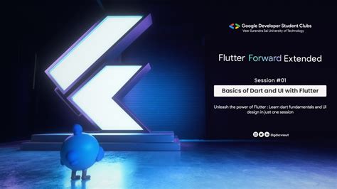 Basics Of Dart And Ui With Flutter Flutter Forward Extended Session Gdsc Vssut Youtube