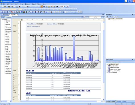 creating custom reports with crystal reports uptime software support online