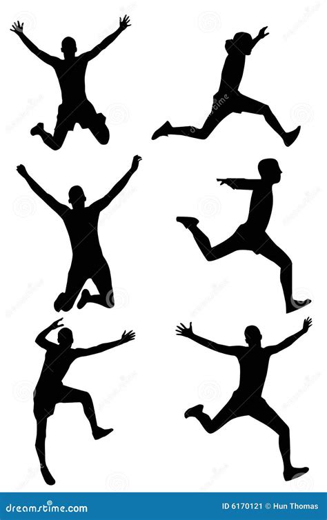 Mens In Beweging Vectorpak Vector Illustratie Illustration Of Sport Benen 6170121