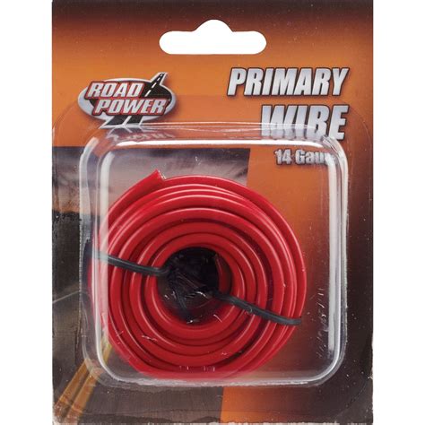 Road Power 17 Ft 14 Ga Pvc Coated Primary Wire Red