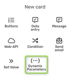 Add Dynamic Parameters