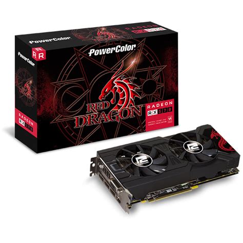 Placa De V Deo Rx Red Dragon Gb Gddr Powercolor Open Box