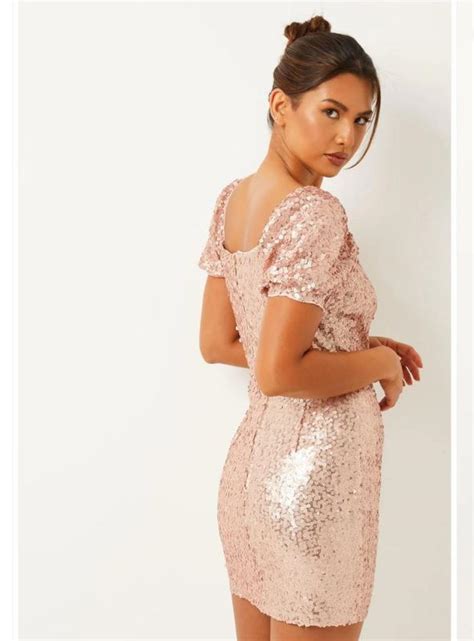 Рожева сукня барбі в паєткі💕 вечірня сукня від Quiz 💕 — ціна 350 грн у каталозі Короткі сукні