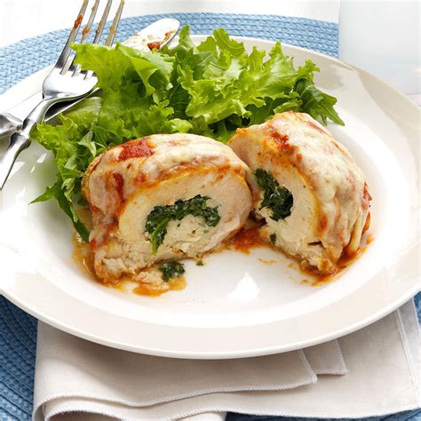 Spinach Stuffed Chicken Parmesan Recipe Cart