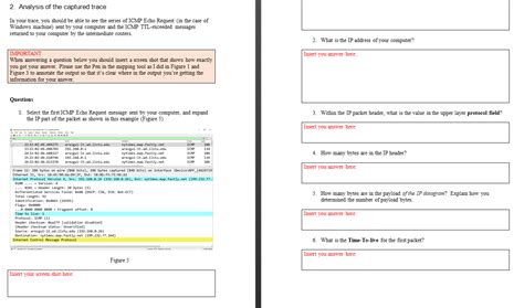 Solved 2 Analysis Of The Captured Trace In Your Trace You