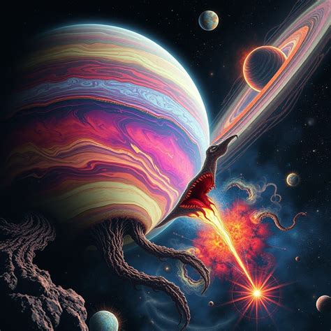 The Planets Are Alive And Hungry Cosmic Entities Feed On S