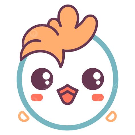 Dibujos Animados De Pollitos Felices Vector Premium