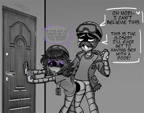 Rule 34 Ass Bottomless Canon Couple Dialogue Door Female Humor Khan