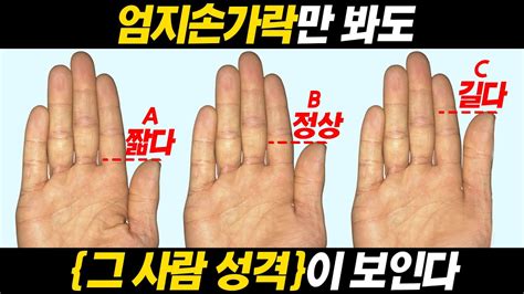 이것만 보면 그 사람 성격을 일 수 있다 손금보는법 Youtube