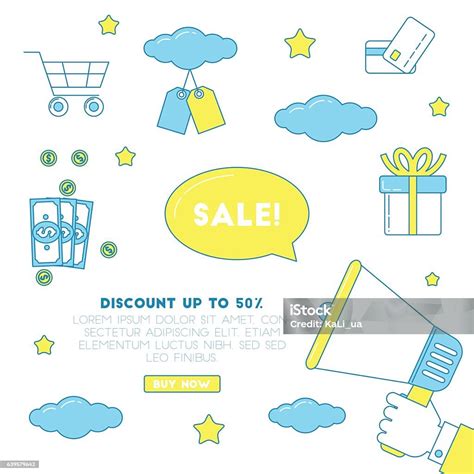 큰 판매 일러스트레이션 기업 재무와 산업에 대한 스톡 벡터 아트 및 기타 이미지 기업 재무와 산업 노랑 대형 Istock