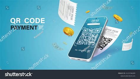 Scan Qr Code Pay Mobile Phone Stock Vector Royalty Free Shutterstock