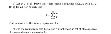 Solved B Let X 0 1 Prove That There Exists A Sequence Chegg Com