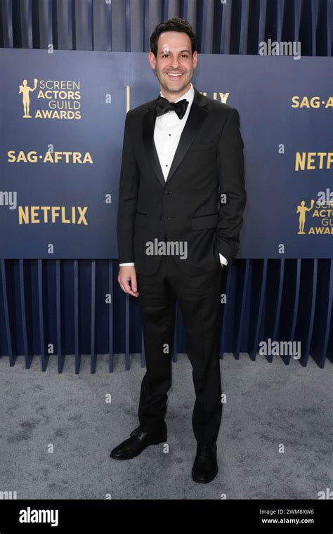 Andrew Leeds Arrives At The 30th Annual Screen Actors Guild Awards On