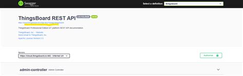 Can The Rest Api Of Swagger Ui Be Exported · Issue 1146 · Thingsboardthingsboard · Github