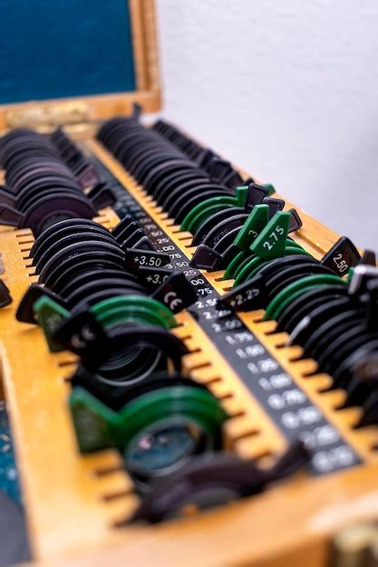 Premium Photo Diopters To Apply In Glasses To Measure Vision
