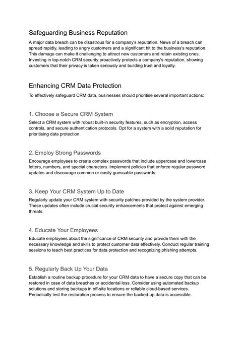Ppt Crm Security Safeguarding Your Customer Data And Business