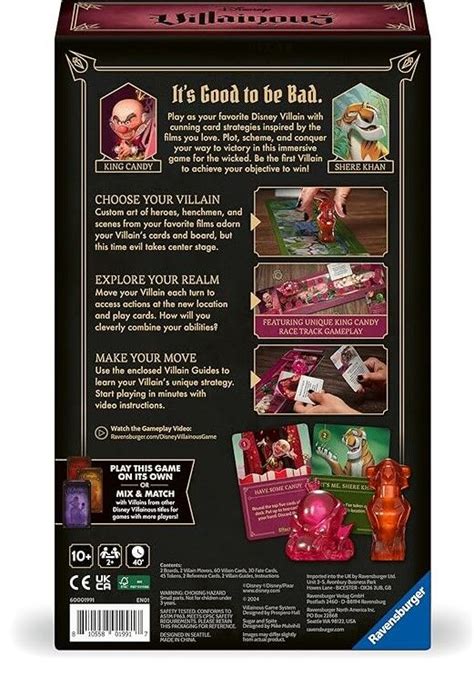 Ravensburger Disney Villainous Expansion Sugar And Spite