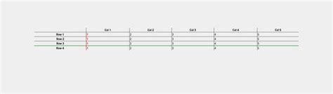 Using Css To Add Internal Borders In An Html Table