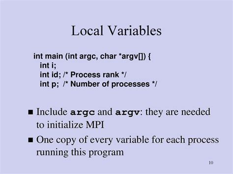 programming with mpi ppt download