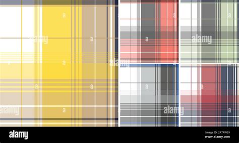 Colorful Plaid Pattern Background Stock Vector Images Alamy