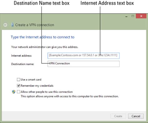 How To Create A VPN Connection In Windows 8 Dummies
