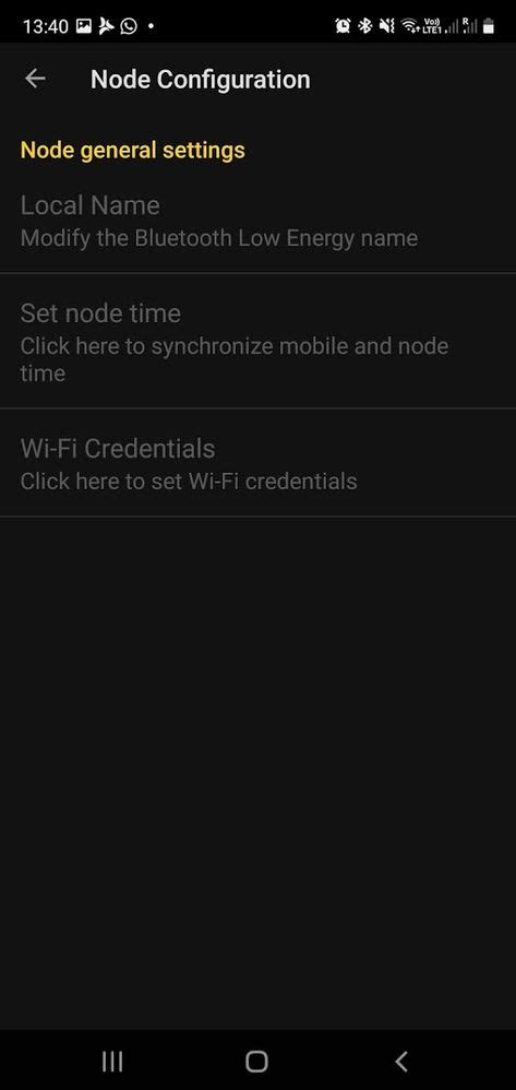 Set Node Time Setting In St Ble Sensor App Is Stmicroelectronics Community