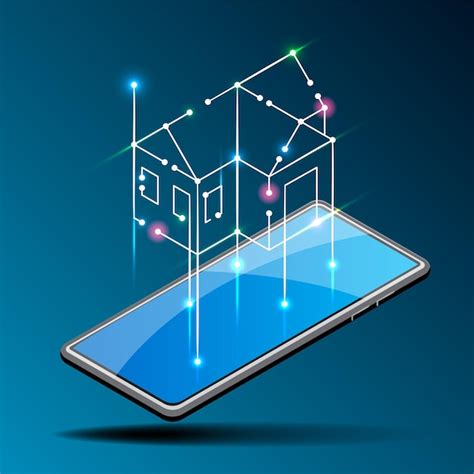 사물 인터넷 Iot 스마트 연결 및 제어 장치 산업의 네트워크와 언제 어디서나 상주하는 인터넷으로 누구나 어떤 기업이든 인터넷으로 세상의 미래를 위한 It 기술 무료 벡터