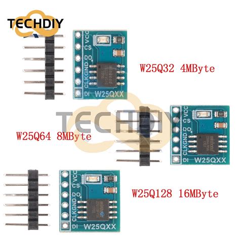 W25q32 W25q64 W25q128 Flash Memory Module 4m 16mbyte Large Capacity Spi