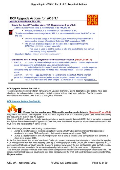 Upgrade To Zos 31 Tech Actionspdf