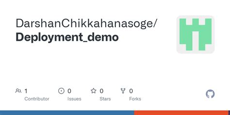 Github Darshanchikkahanasogedeploymentdemo