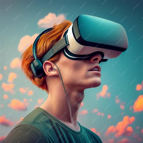 premium photo person using a vr headset