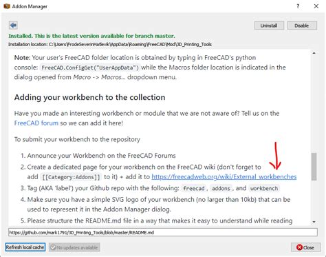 Issue Addon Manager Does Not Handle Links In The Webtools Addon