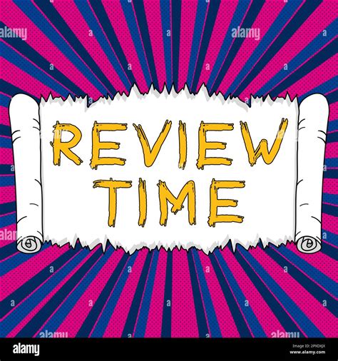 Writing Displaying Text Review Time Business Concept Situation Or System Its Formal Examination