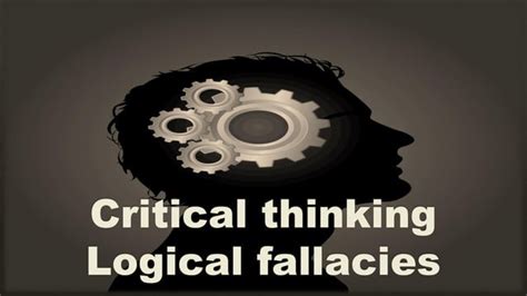 Critical Thinking Logical Fallacies T Pdf Science