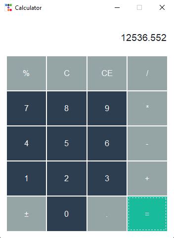 Calculator Ttkbootstrap