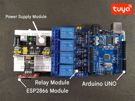 Home Automation With Arduino And Esp8266 Using Tuya Iot Platform