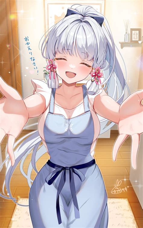 Kamisato Ayaka Genshin Impact Drawn By Kabuusagi Danbooru