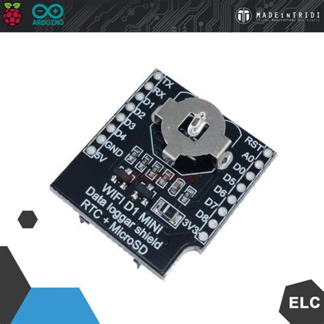 jual wemos d1 mini data logger rtc ds1307 micro sd card shield kab lebak made in tridi