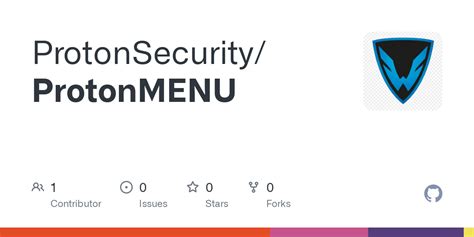 GitHub ProtonSecurity ProtonMENU