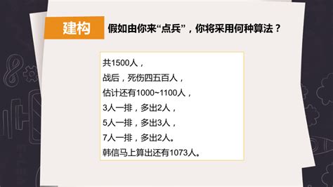 第10课 韩信点兵枚举法的实现 课件共9张ppt 21世纪教育网 第10课 韩信点兵枚举法的实现 课件共9张ppt 21世纪教育网