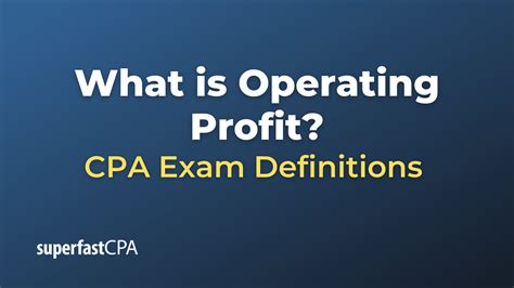 What Is Operating Profit SuperfastCPA CPA Review