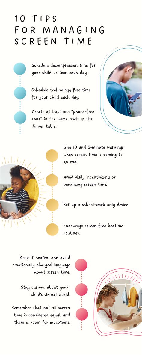 TIPS FOR MANAGING SCREEN TIME Strategies For Learning