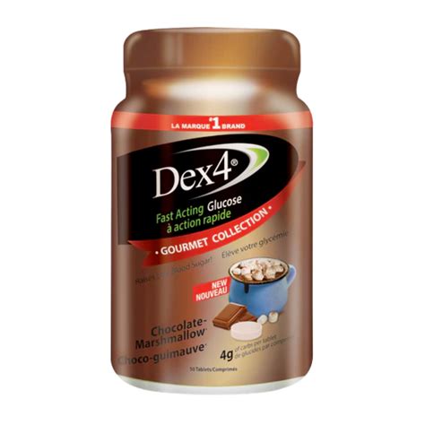 Dex 4 Glucose Tablets Chocolate Marshmallow 50 Tablets Medaki