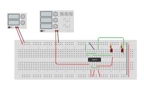 Circuit Design 2 Bit Synchronous Up Counter Tinkercad