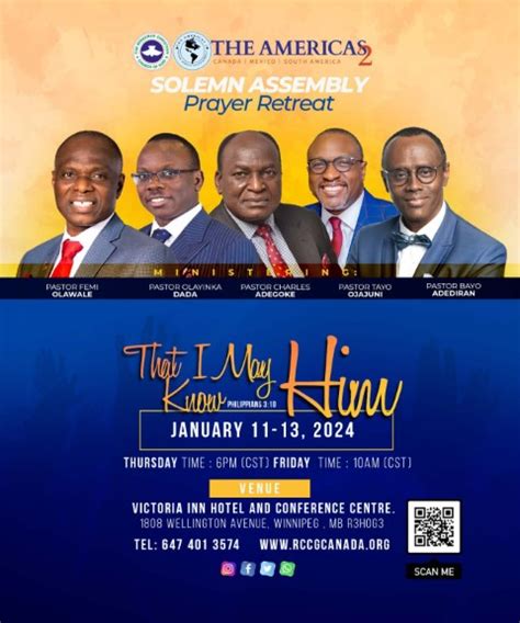 Events For July 2026 Rccg The Americas 2