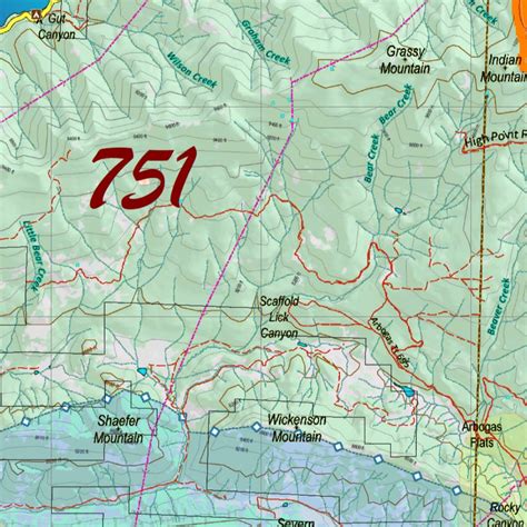 Co Unit 751 Elk Concentrations And Migration Map By Colorado Huntdata