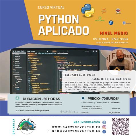 Python Aplicado Nivel Medio Asociación Darwin Eventur