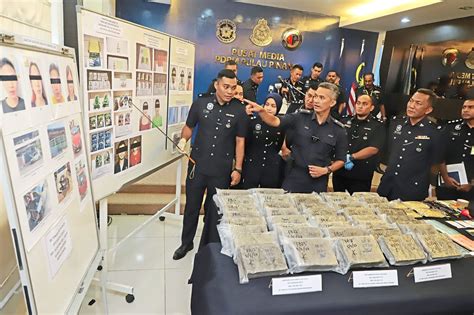 Nine Drug Ring Members Nabbed In Penang The Star