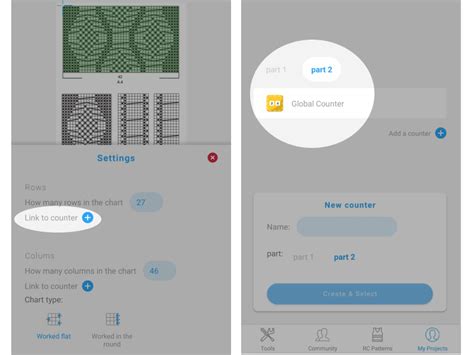 My Row Counter Features