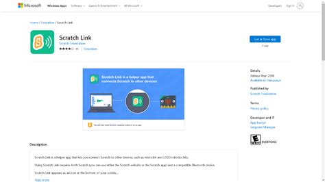 No Bluetooth Ble Connection Microbit To Scratch30 Scratch Link Extension On Windows10
